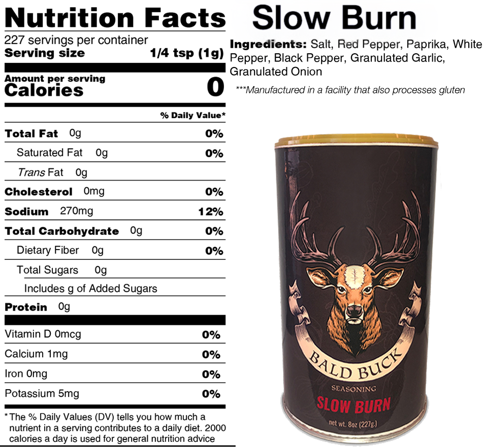 Bold Taste & Slow Burn - Bundle 2 (Free Shipping) – Bald Buck Seasoning