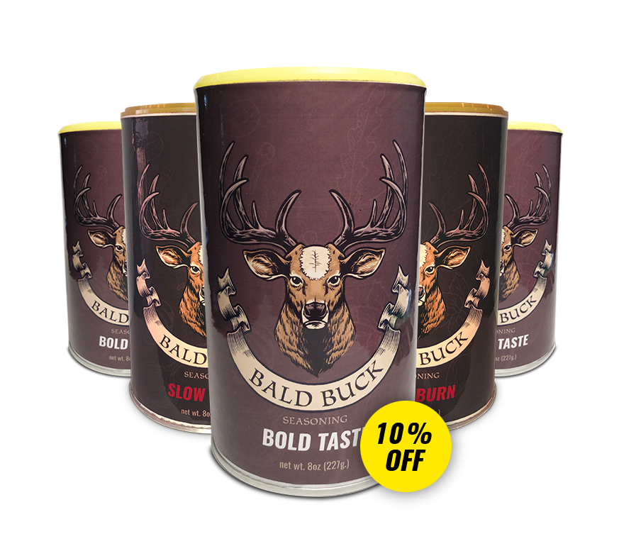 3 Bold Taste & 2 Slow Burn - Bundle – Bald Buck Seasoning